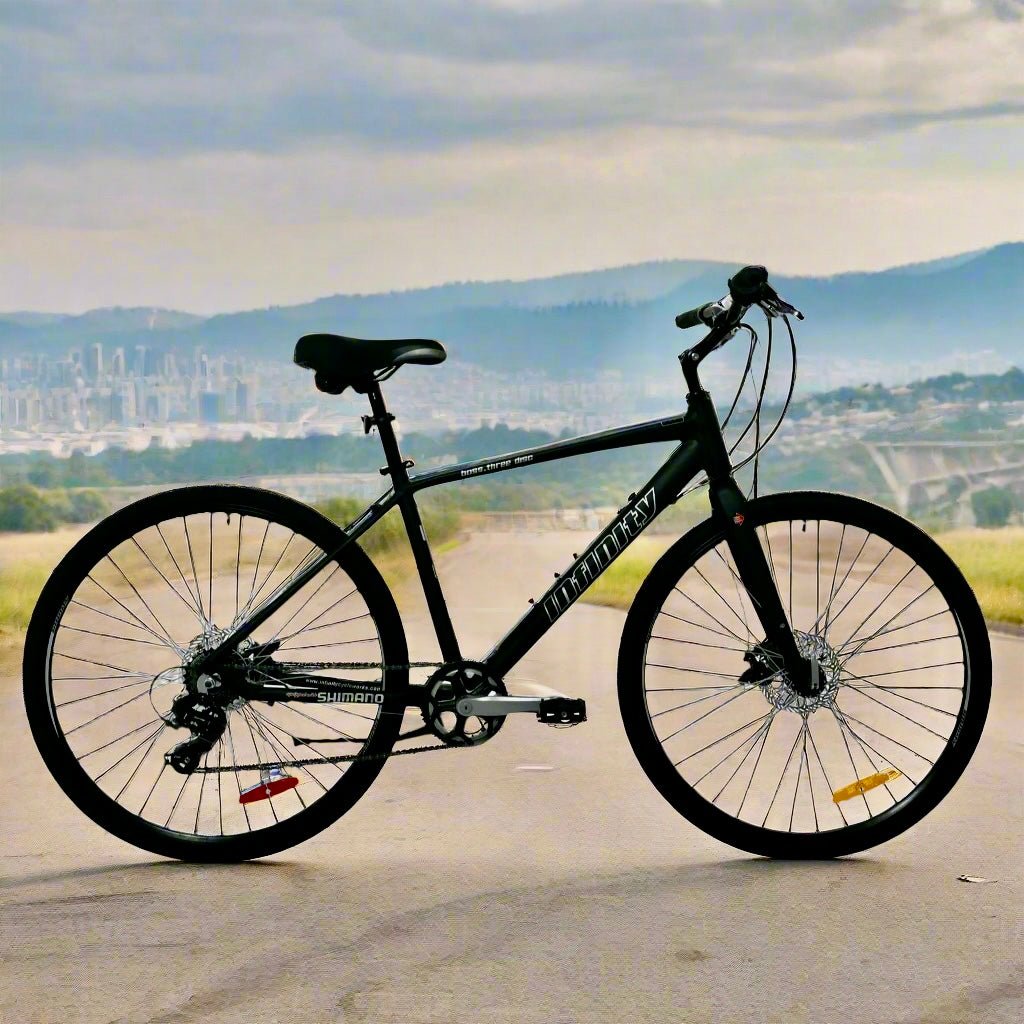 2025 Infinity Step Over Unisex BOSS.three City Hybrid 700c 7-Speed Dua ...