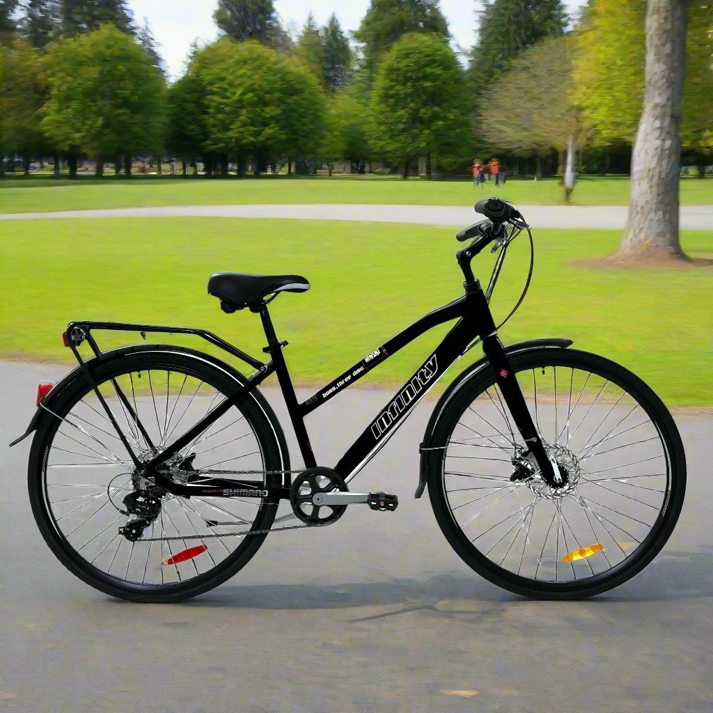 2025 Infinity Step Thru Unisex BOSS.three 7-Speed Dual Disc 700c Comfo ...