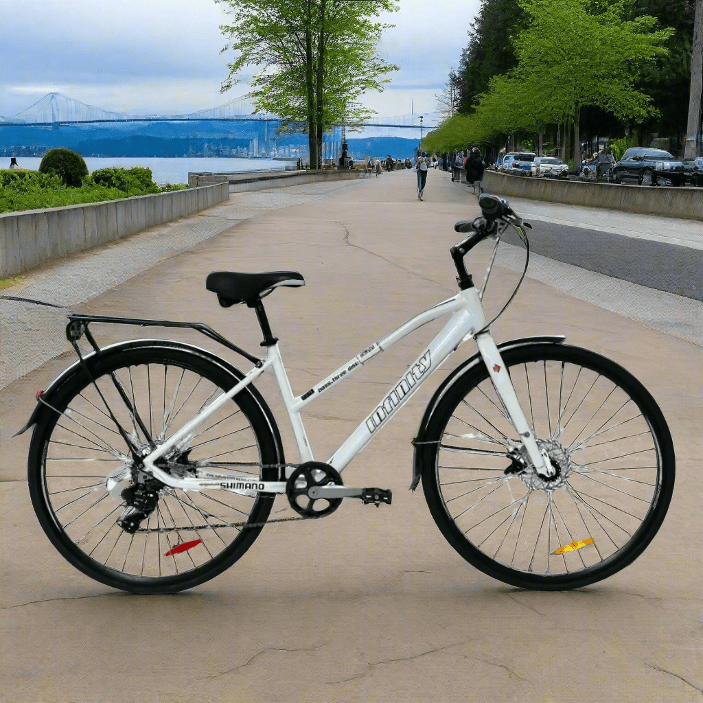 2025 Infinity LADIES Step Thru BOSS.three 7-Speed Dual Disc 700c Comfo ...